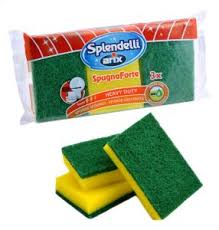 Arix Splendelli Heavy Duty Scourer Sponges x 3 – Galea Supermarket
