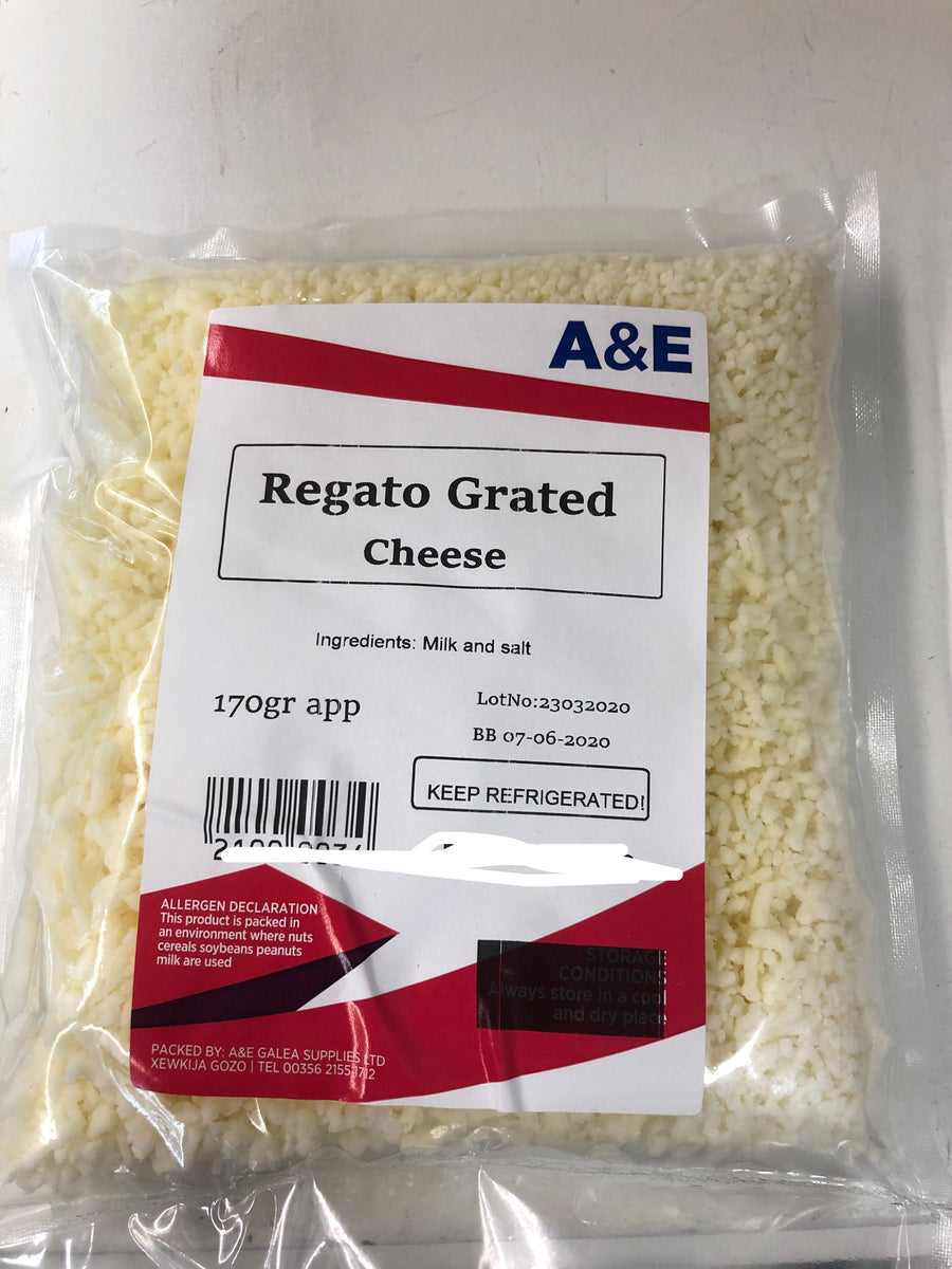 A&E Regato Grated Cheese 200g – Galea Supermarket